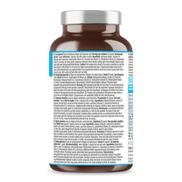 Collagen Complex | 60 capsules | With Hyaluronic Acid | Nutralie