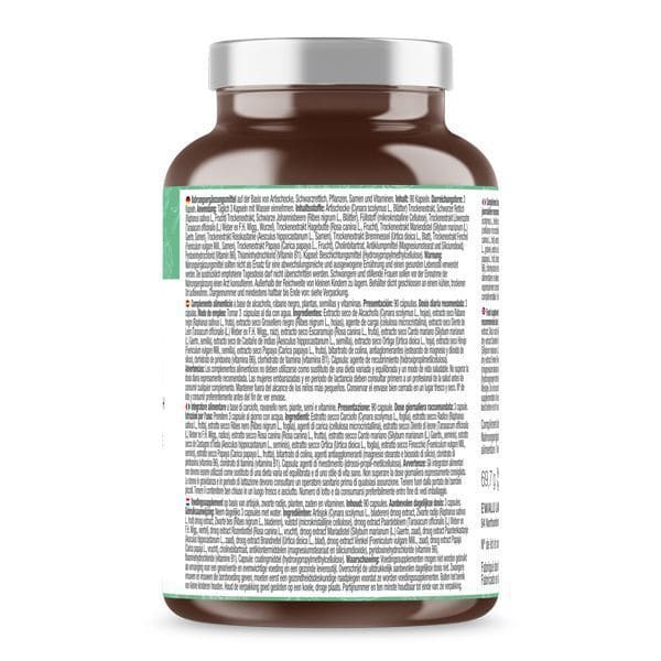 Detox Complex with Vitamins | 90 Capsules | 100% vegan| Nutralie